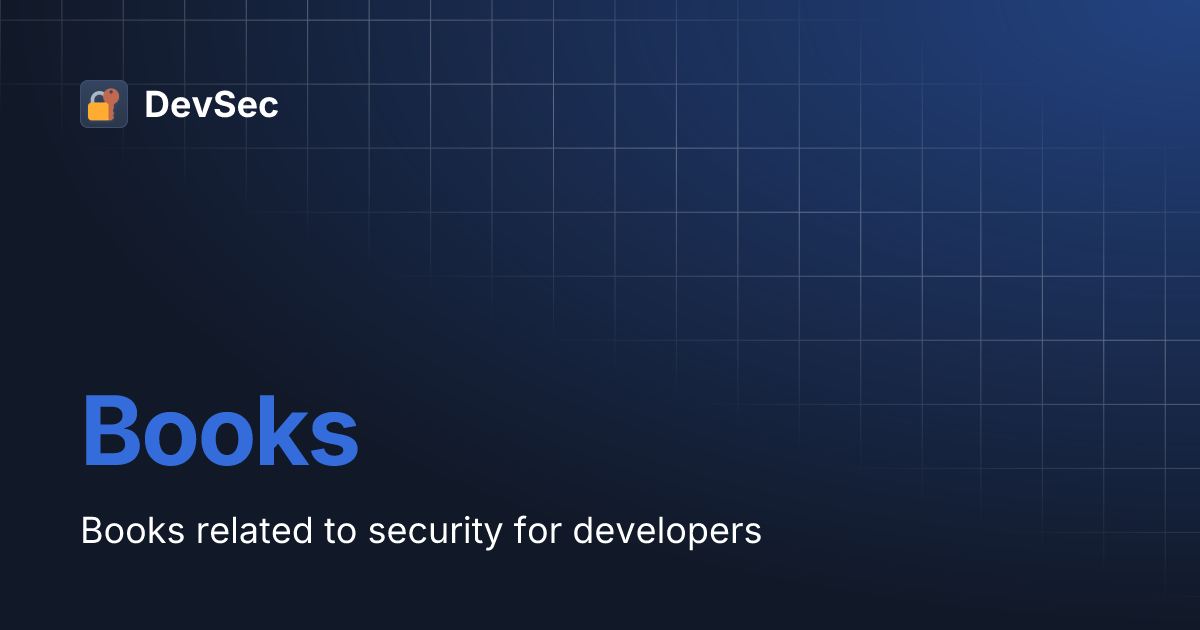 Books | DevSec
